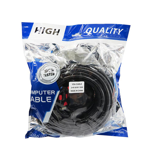 کابل تصویر VGA مینی اسکای MINISKY مدل 9 + 3 متراژ 15 متر