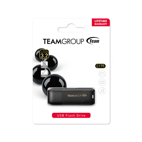 فلش TEAM GROUP تیم گروپ مدل C175 USB3.2 ظرفیت 64 گیگابایت