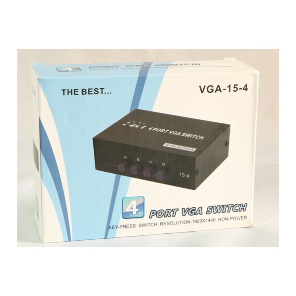 سوییچ VGA چهار پورت مدل VGA-15-4