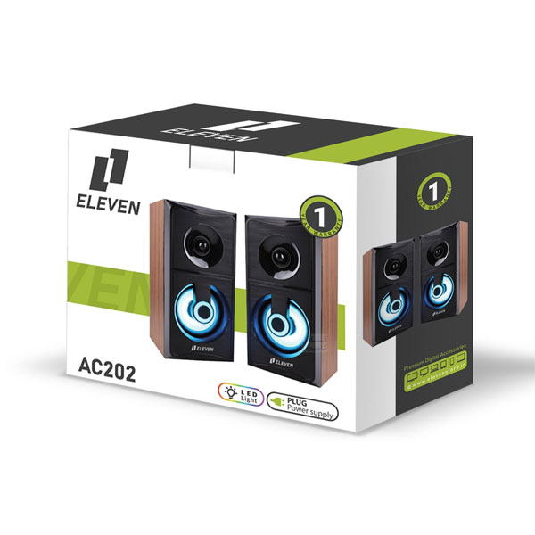اسپیکر دوتکه لپ تاپی ELEVEN ایلون مدل AC202-BT
