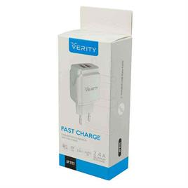 شارژر دیواری Verity وریتی مدل 2120 AP همراه کابل تایپ سی