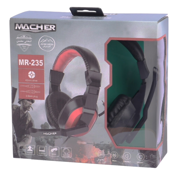 هدست سیم دار گیمینگ مچر MACHER مدل MR-235