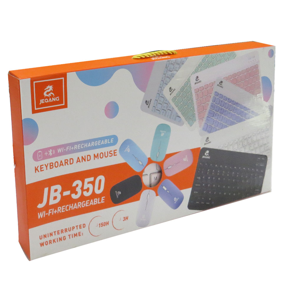 ست کیبورد و ماوس سیم دار گیمینگ به همراه پد ماوس و هدست JEQANG مدل JK-988