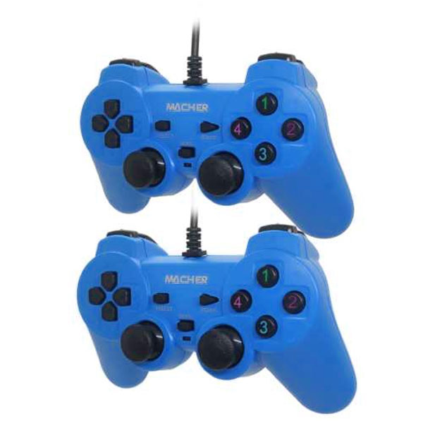 دسته بازی سیم دار دوبل شوکدار ساده MACHER مدل MR-58