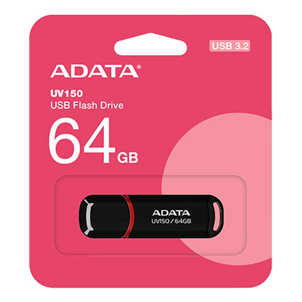 فلش ای دیتا ADATA مدل UV150 USB3.2 ظرفیت 64 گیگابایت