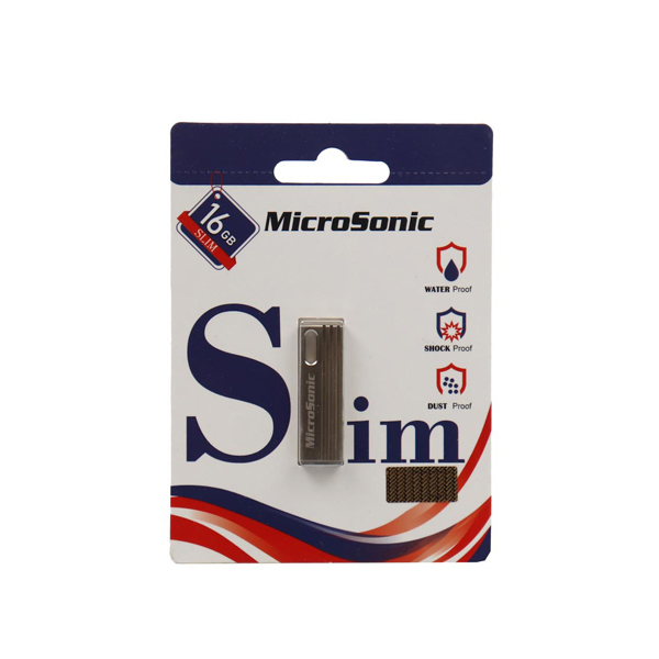 فلش MICROSONIC میکروسونیک مدل SLIM ظرفیت 16 گیگابایت