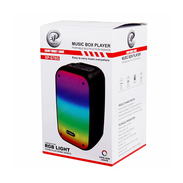 اسپیکر بلوتوثی شارژی XP-PRODUCT ایکس پی مدل XP-S76