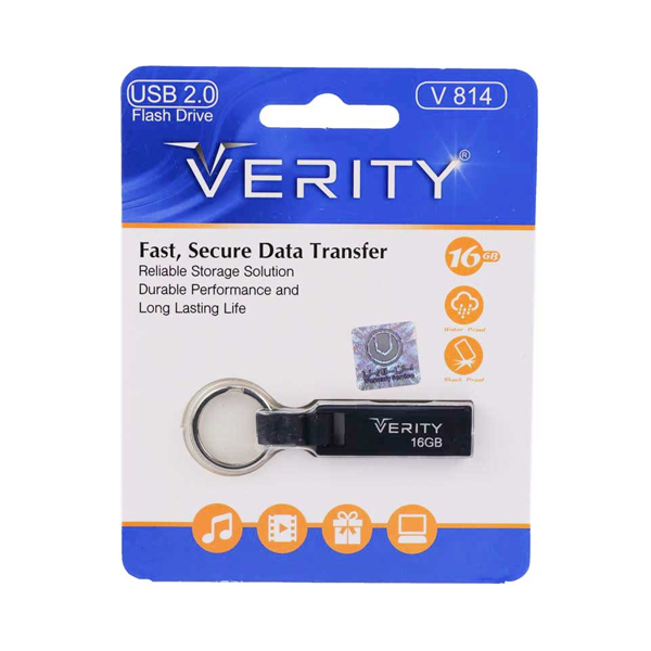 فلش وریتی VERITY مدل V- 814 ظرفیت 16 گیگابایت