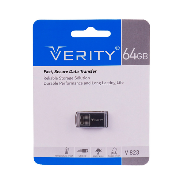 فلش وریتی VERITY مدل USB 3.0 V-823 ظرفیت 64 گیگابایت