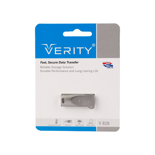فلش وریتی VERITY مدل V- 828 USB 3.0 ظرفیت 32 گیگابایت