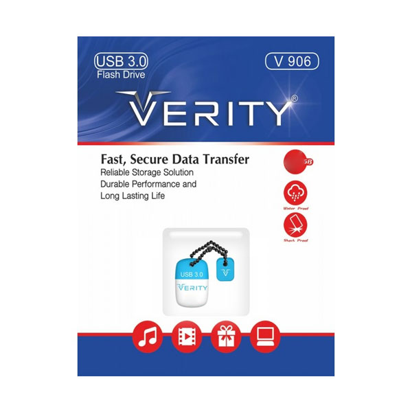 فلش وریتی VERITY مدل USB3.0 V-906 ظرفیت 64 گیگابایت