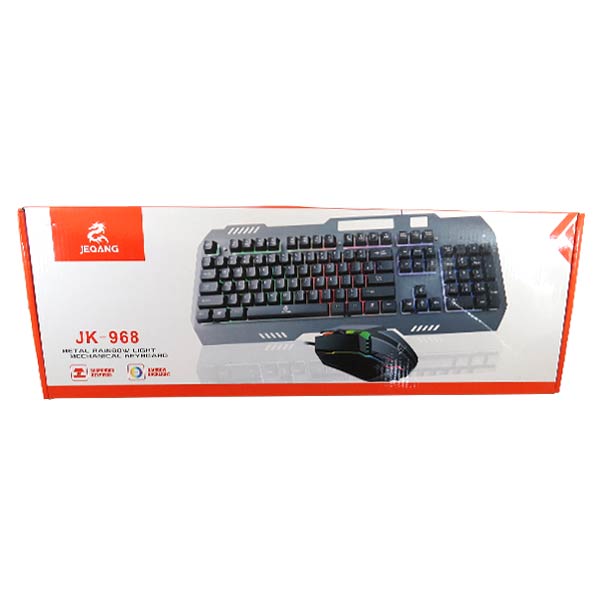 کیبورد و ماوس سیم دار گیمینگ JEQANG مدل JK-968
