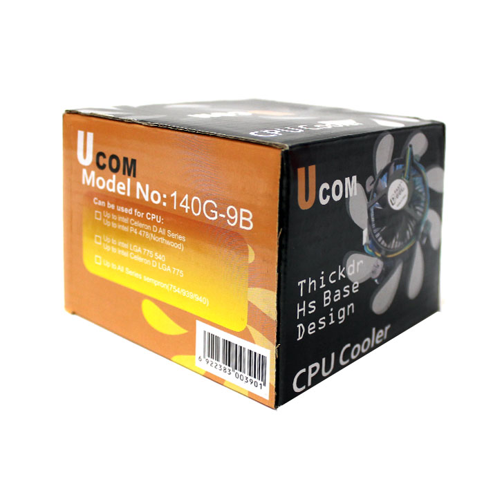 فن CPU (پردازنده) 775 INTEL یوکام UCOM مدل 140G-9B