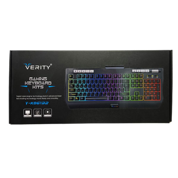 کیبورد سیم دار گیمینگ وریتی VERITY مدل V-KB6132