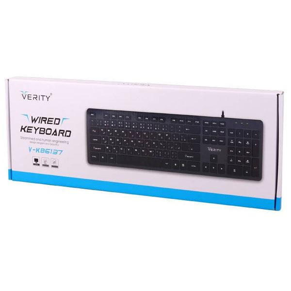کیبورد سیم دار وریتی VERITY مدل V-KB6137