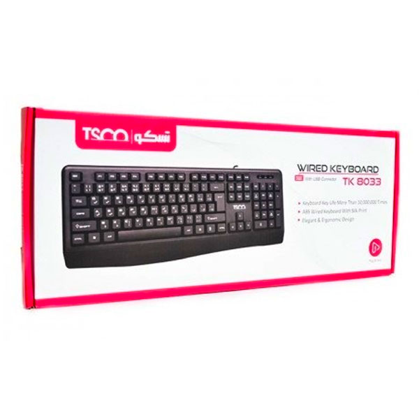 کیبورد سیم دار TSCO تسکو مدل TK 8033