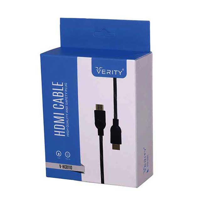 کابل تصویر HDMI وریتی (VERITY) مدل 8110 متراژ 1.5متر