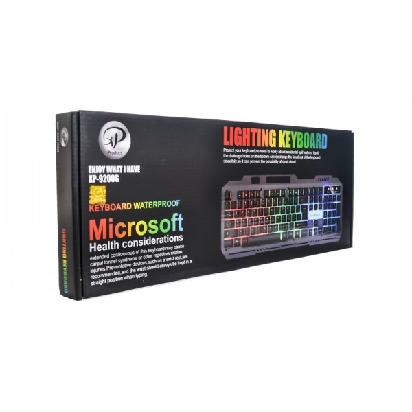کیبورد سیم دار گیمینگ XP-PRODUCT مدل XP-9200