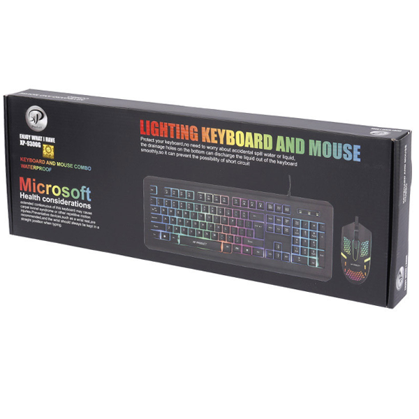 کیبورد و ماوس سیم دار گیمینگ XP-PRODUCT مدل XP-9300