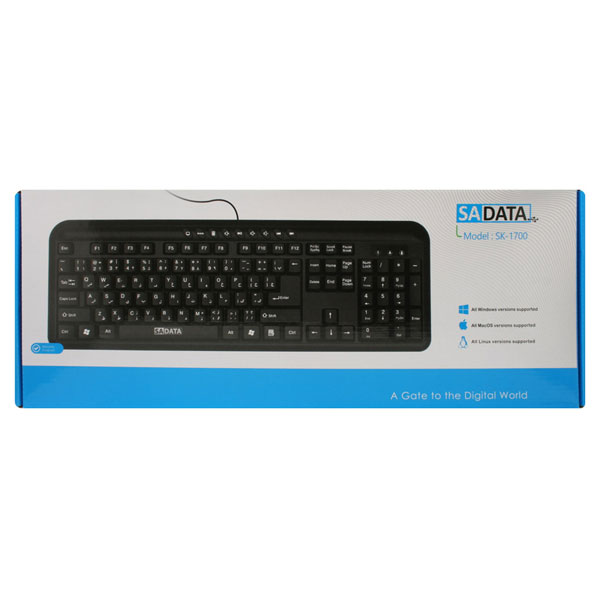 کیبورد سیم دار SADATA سادیتا مدل SK-1700S