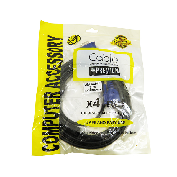 کابل تصویر X4NET VGA متراژ 3 متر